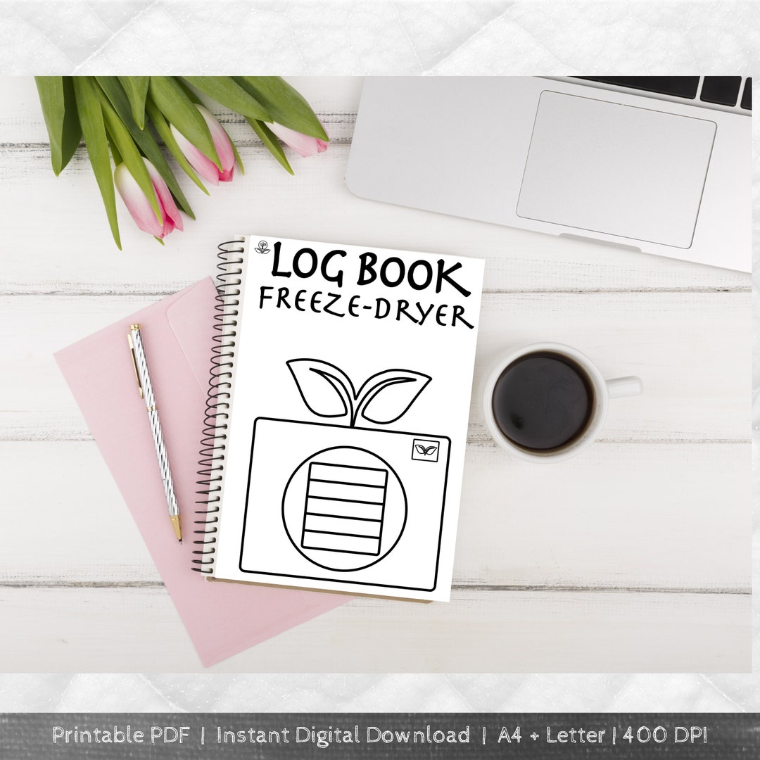 FREEZE DRYING LOG Book Pdf, 45 Pages,journal, Printable Planner,harvest ...