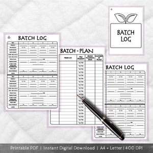 FREEZE DRYING LOG Book Pdf, 45 Pages,journal, Printable Planner,harvest ...