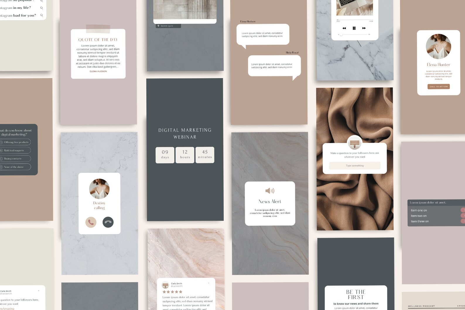 64 Instagram Notification Templates. Canva Template. Instagram Post ...