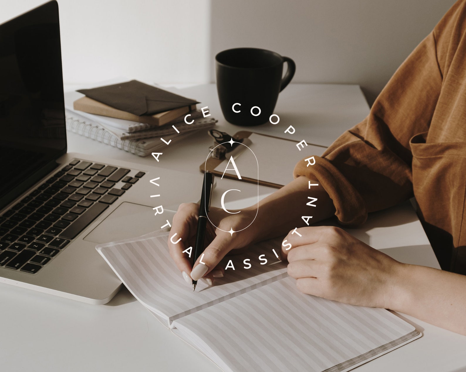 Branding Kit and 4 Logo Templates for Virtual Assistants, Logo Template ...