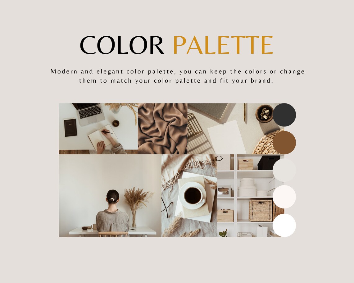 Branding Kit and 4 Logo Templates for Virtual Assistants, Logo Template ...