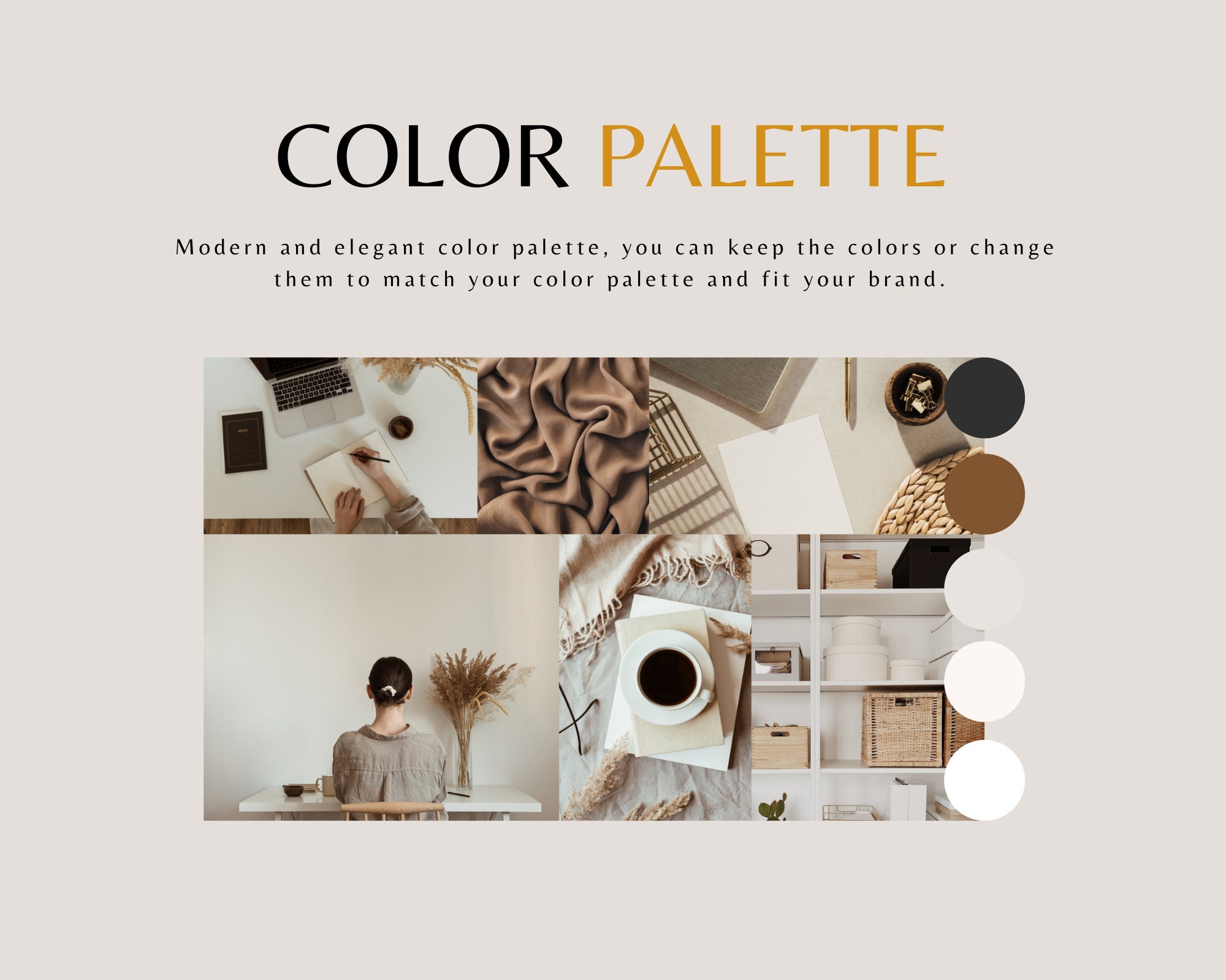 Branding Kit and 4 Logo Templates for Virtual Assistants, Logo Template ...