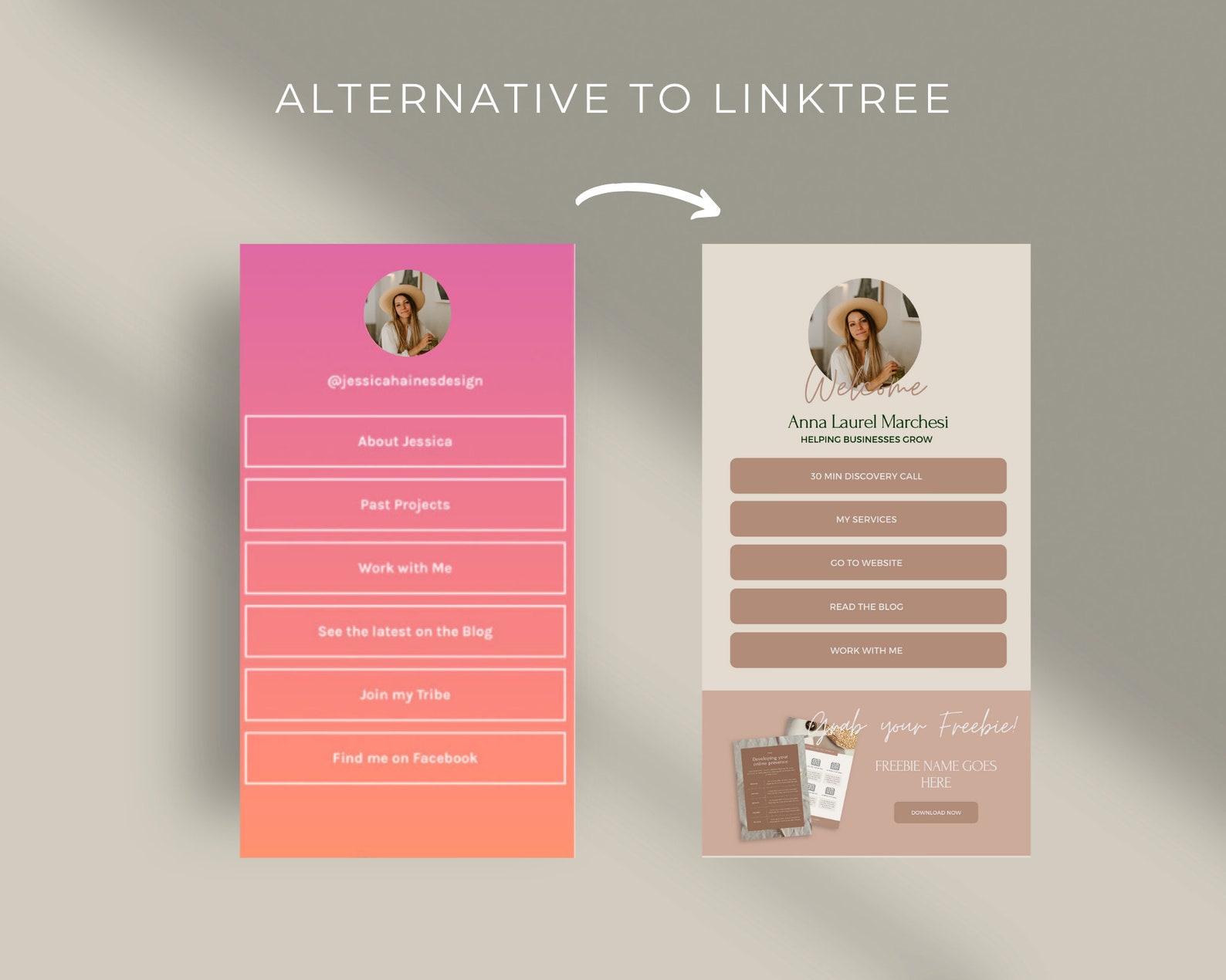 Instagram Link in Bio Template Canva. Instagram Landing Page. - Etsy