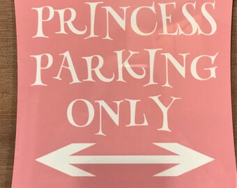 Princess Parking Sign - Etsy