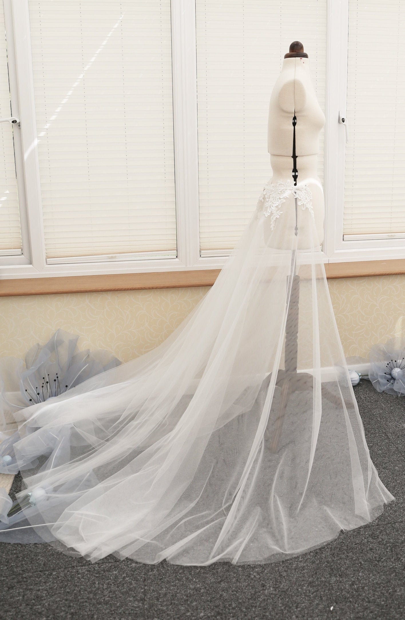 Bridal Detachable Train Removable Train Bespoke Attached - Etsy