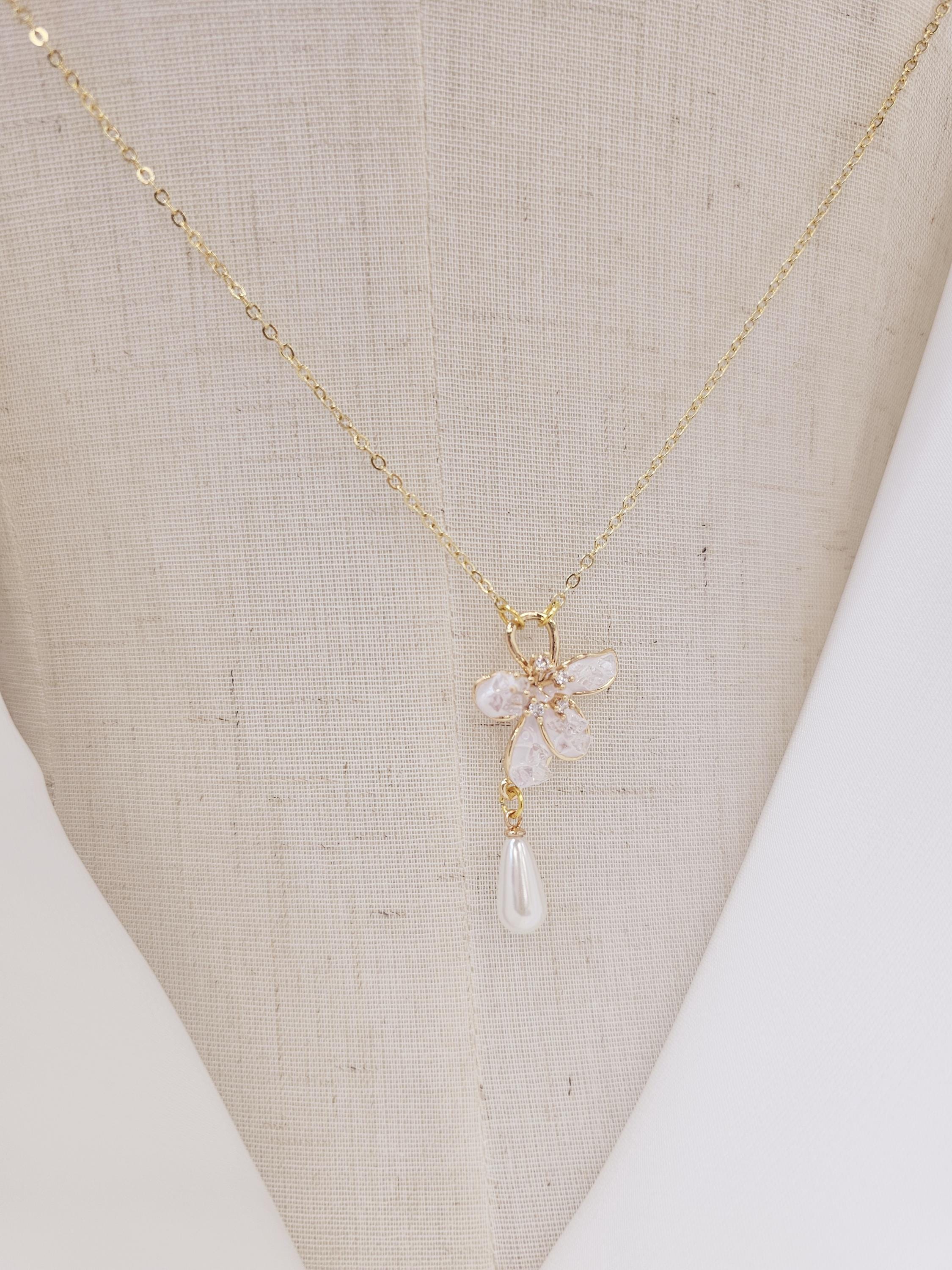 Crystal Bridal Backdrop Necklace: 14k Gold Plated Back Chain - Etsy