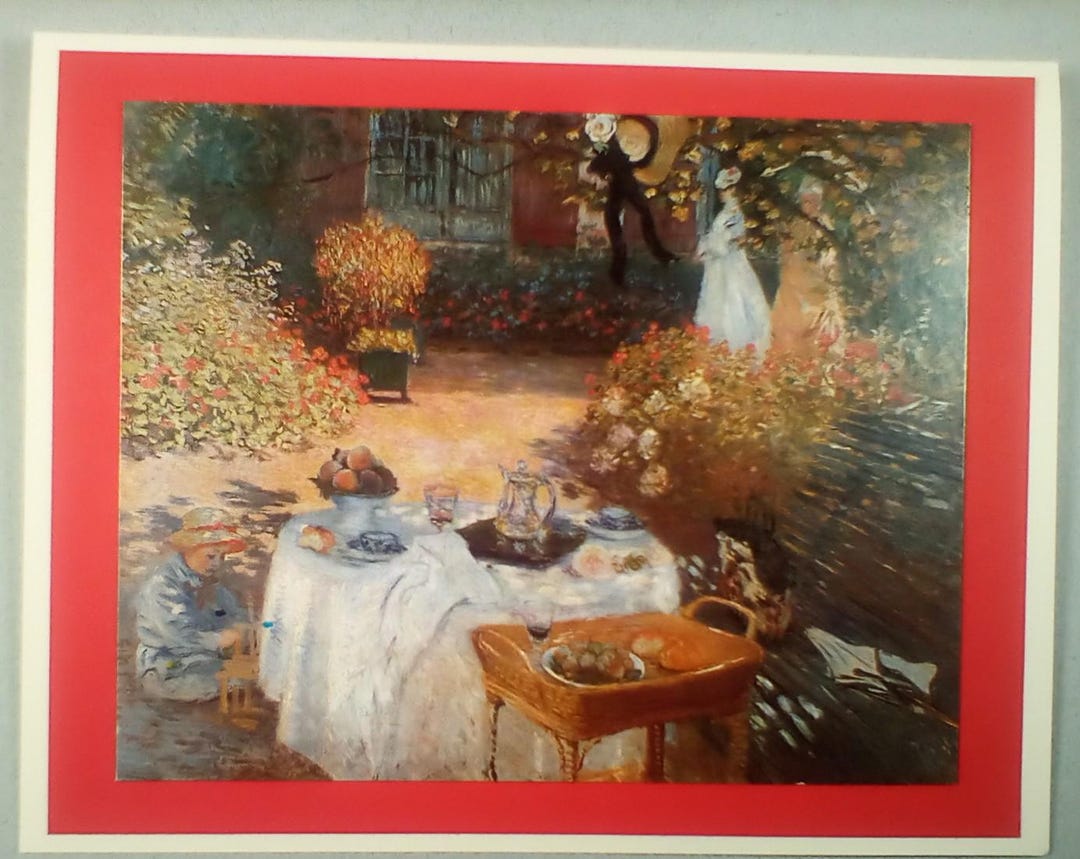 Monet Lunch in the Garden Card Happy Birthday, Special Someone ...