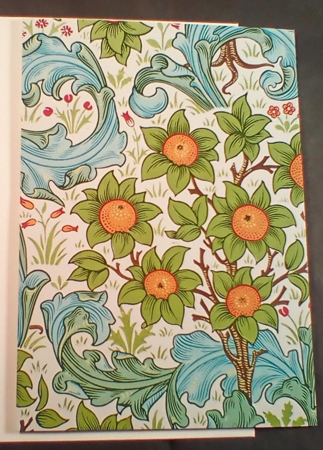 William Morris "orchard"card Blank - Etsy