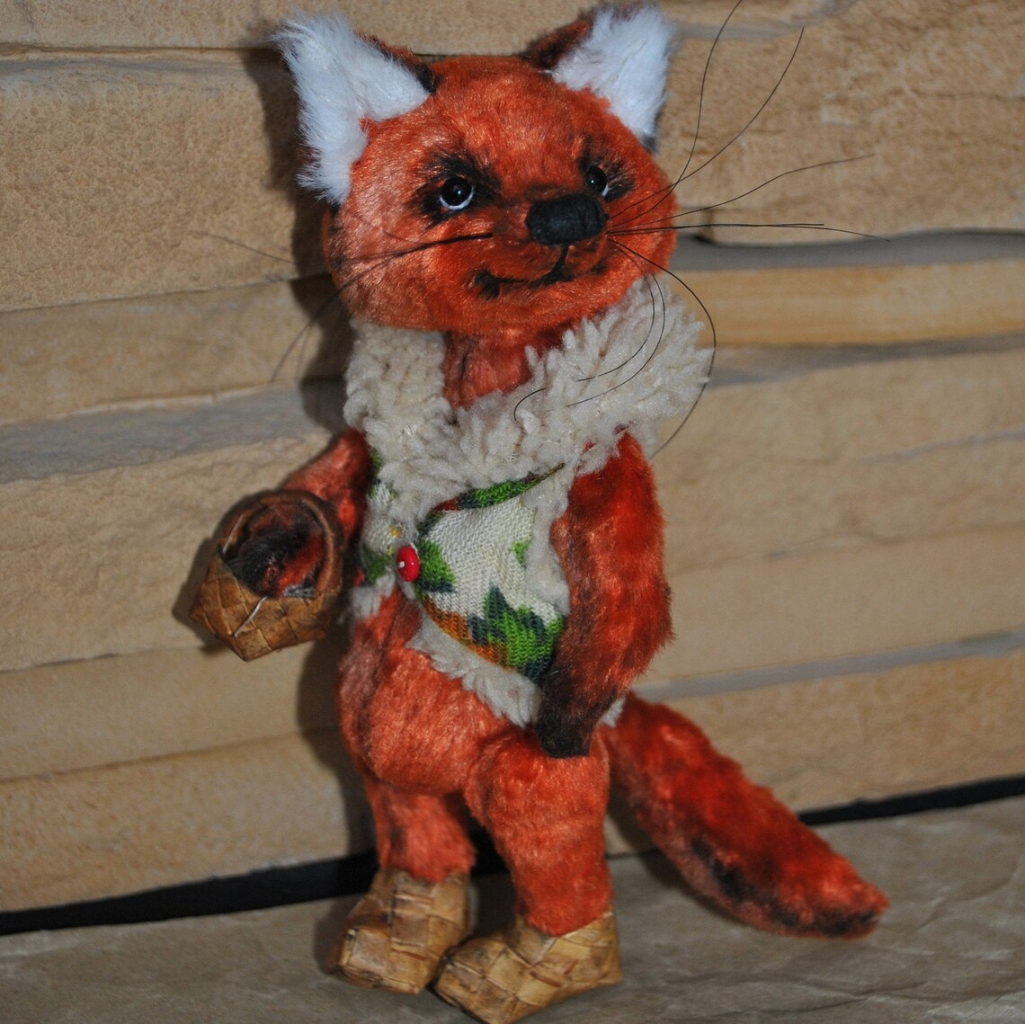 Baby Fox-Teddy Friends of Teddy bear Collectible toy | Etsy