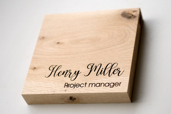 Wooden Office Door Sign solid Oak Sign Personalized Office - Etsy