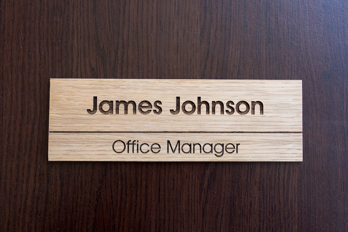 Office Door Sign - Personalized Office Sign - Office Name Plate US Duty ...