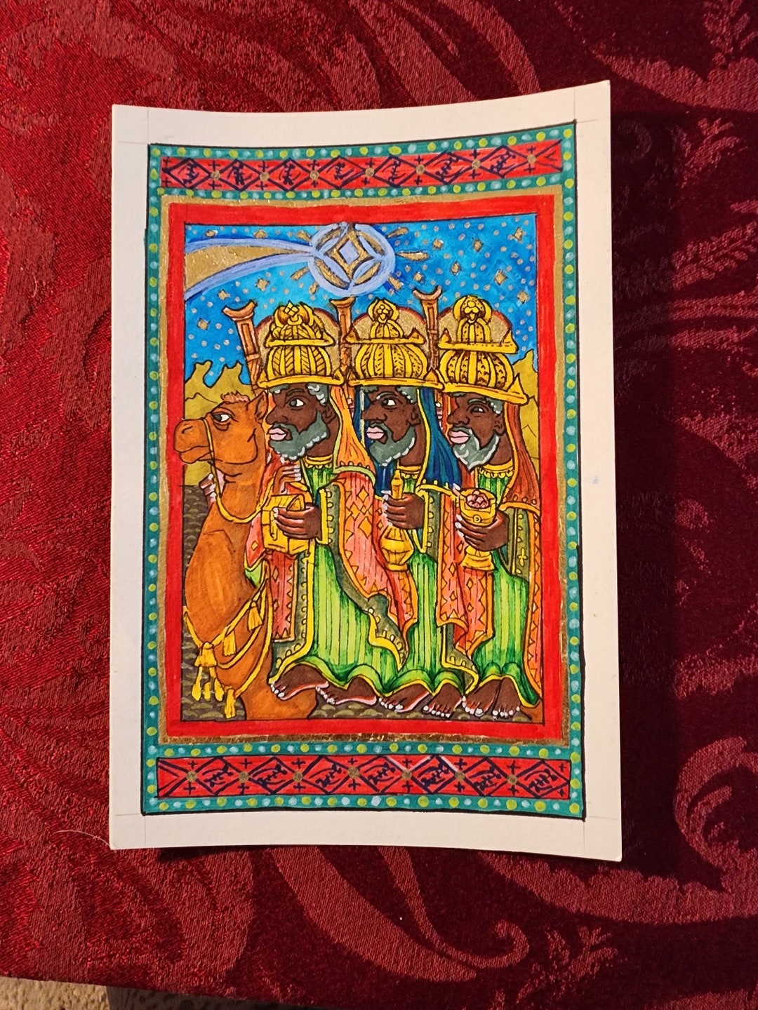 Three Magi/wise Men Drawing - Etsy