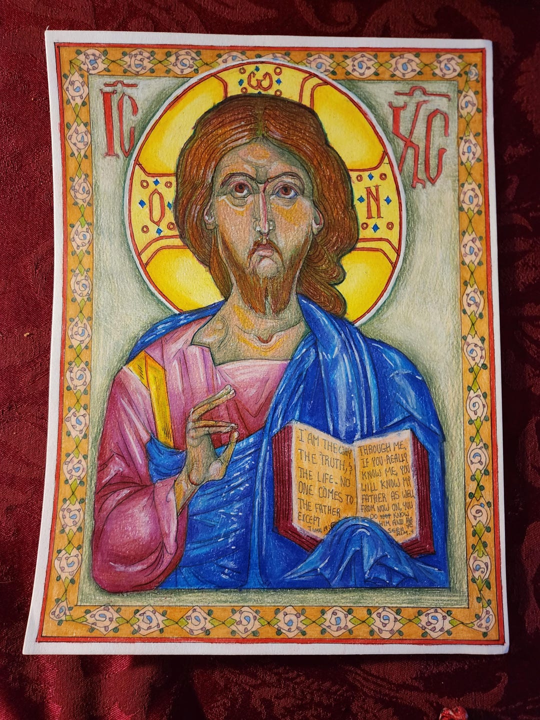 Pantocrator Icon of Christ PRINT - Etsy