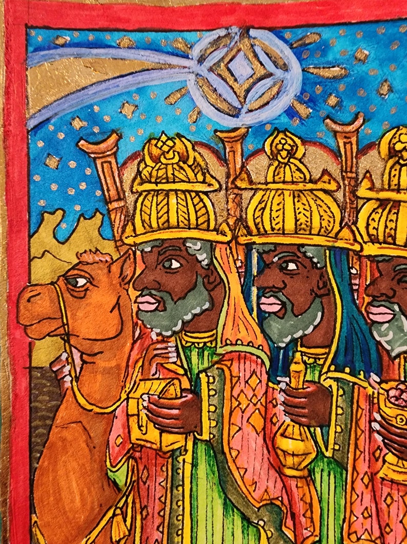 Three Magi/wise Men Drawing - Etsy