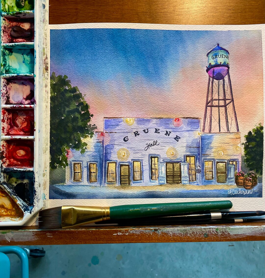 Gruene Hall - Print - Etsy