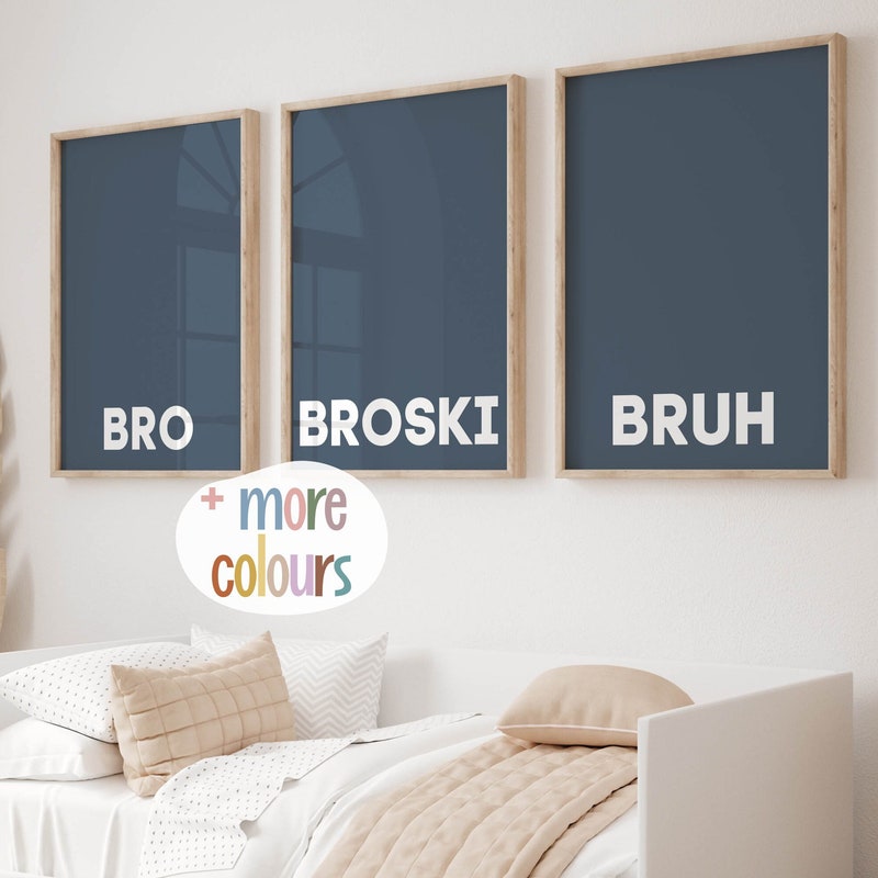 Bro Wall Art - Etsy