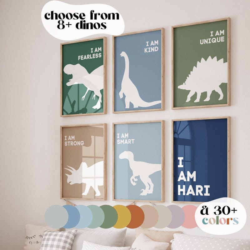 Dinosaur Poster - Etsy