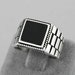 Men Ring Handmade Jewelry 925 Sterling Silver With Square Black Onyx ...