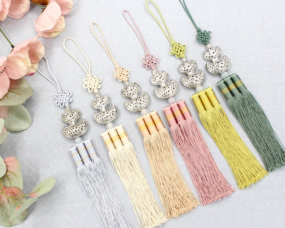Norigae High Quality Ornament Floral Birdie Tassel Norigae - Etsy
