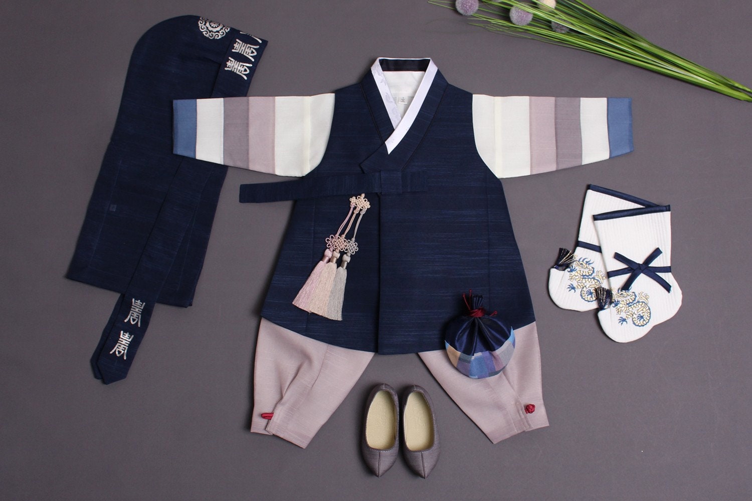 Baby Hanbok Boy 100 Prince Dol Baby Boy 100 Hanbok in Deep - Etsy