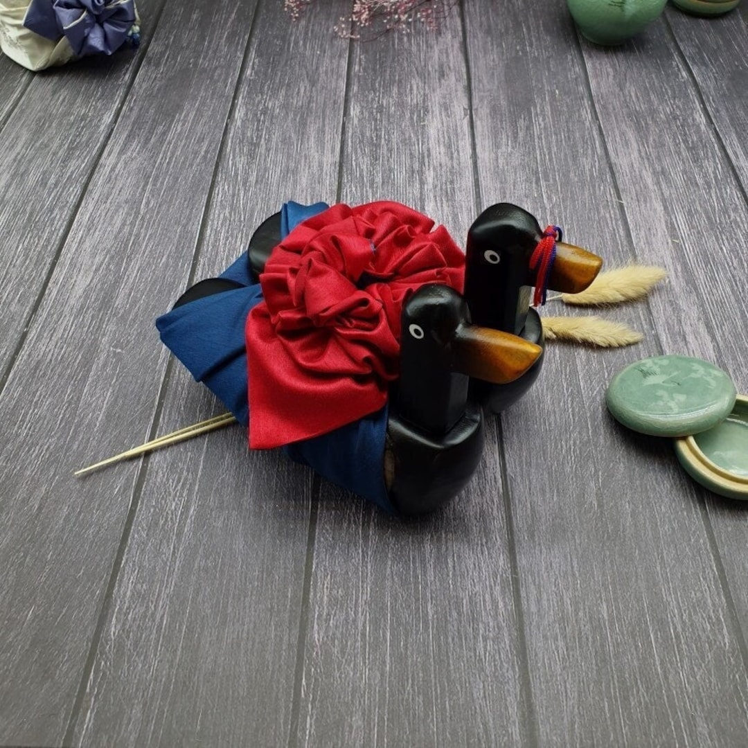 Black Korean Wedding Geese Korean Wooden Ducks Korean Wedding Ducks ...