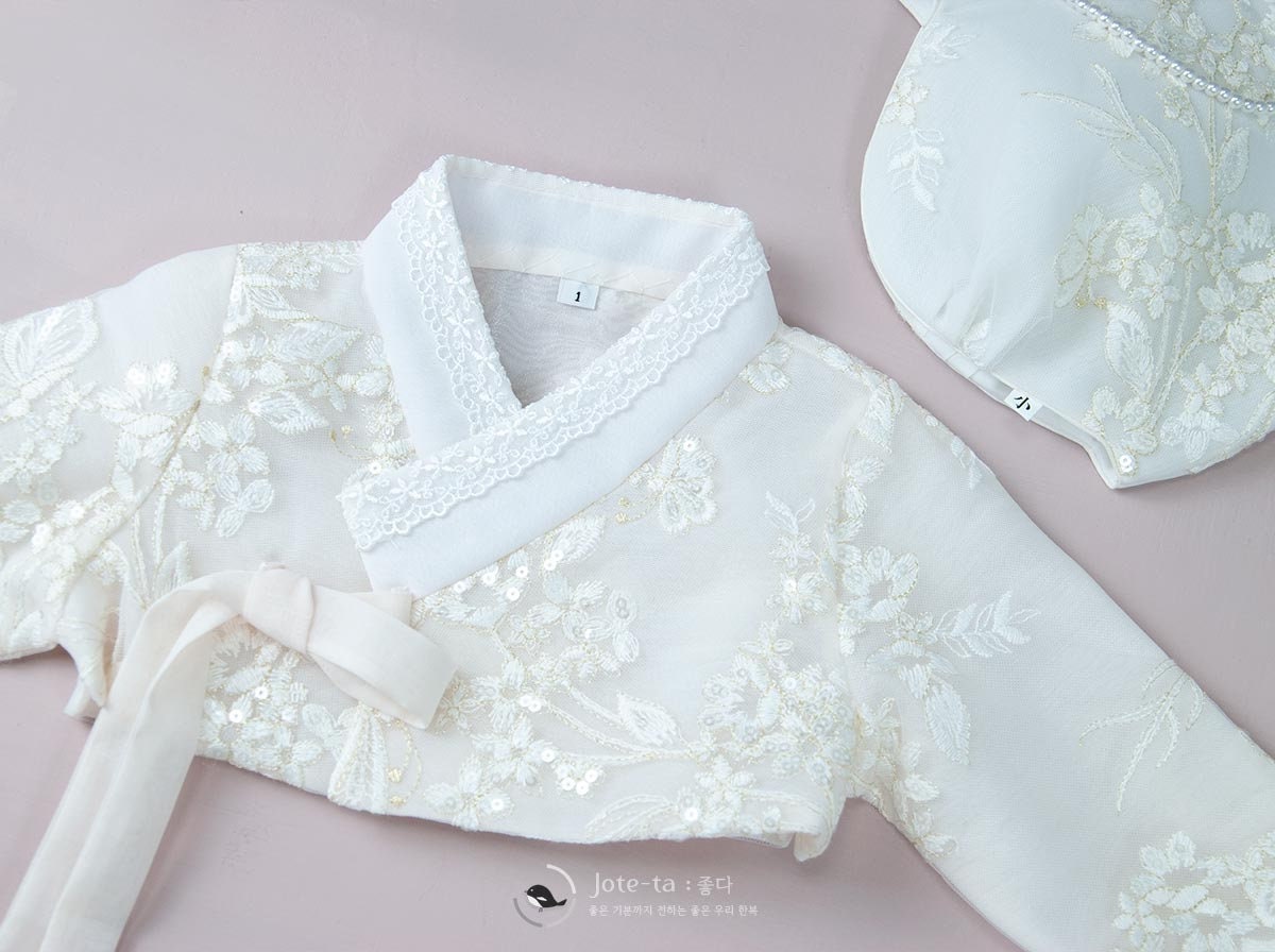 Lovely Spangle Flowers in Yellow Hanbok Girl 1-10 Y/O Baby | Etsy