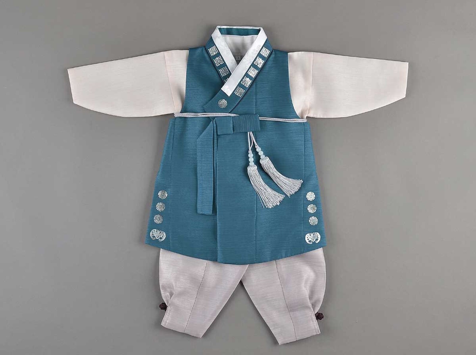 Noble Prince Dol Baby Boy Hanbok in Navy Korean 100 Days | Etsy