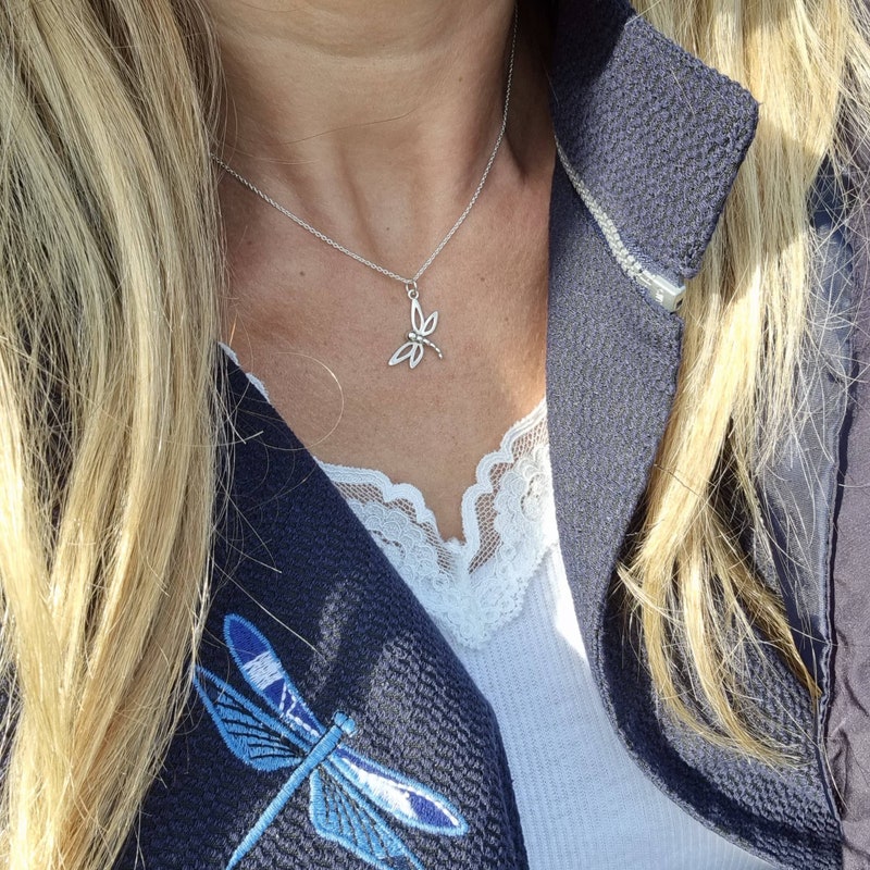 Dragonfly Necklace - Etsy