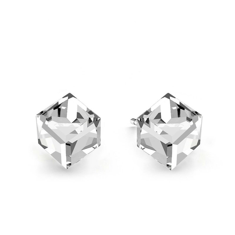 Cube Stud Earrings - Etsy