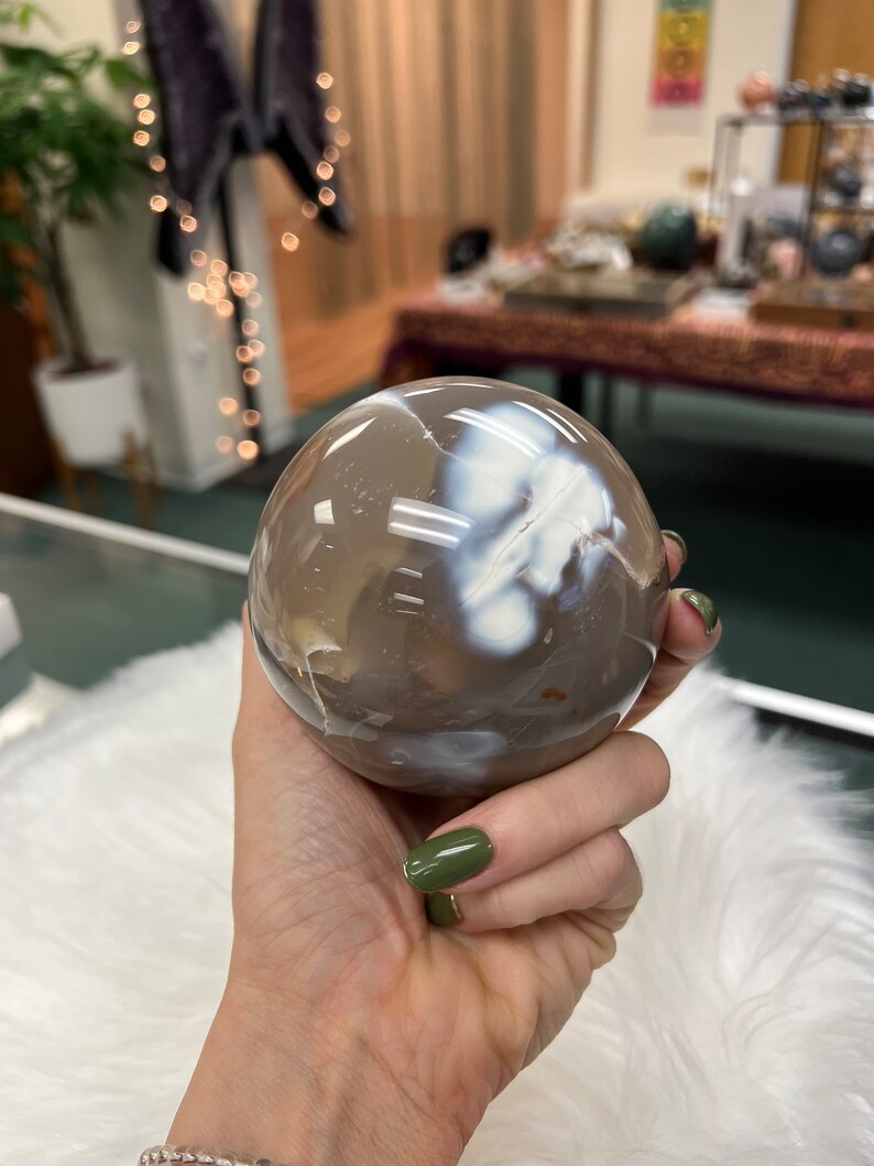 Orca Agate - Dream Agate - Crystal Sphere Ball - Releasing Guilt - Root ...