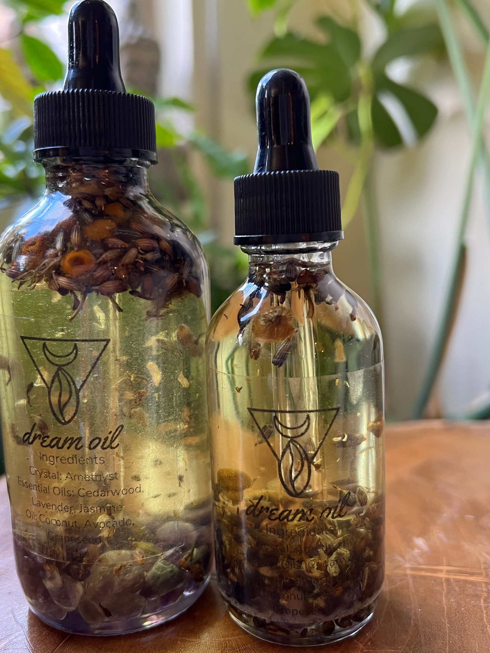 Dream Essential Oil Crystal Infused Body and Massage Oil Jasmine ...