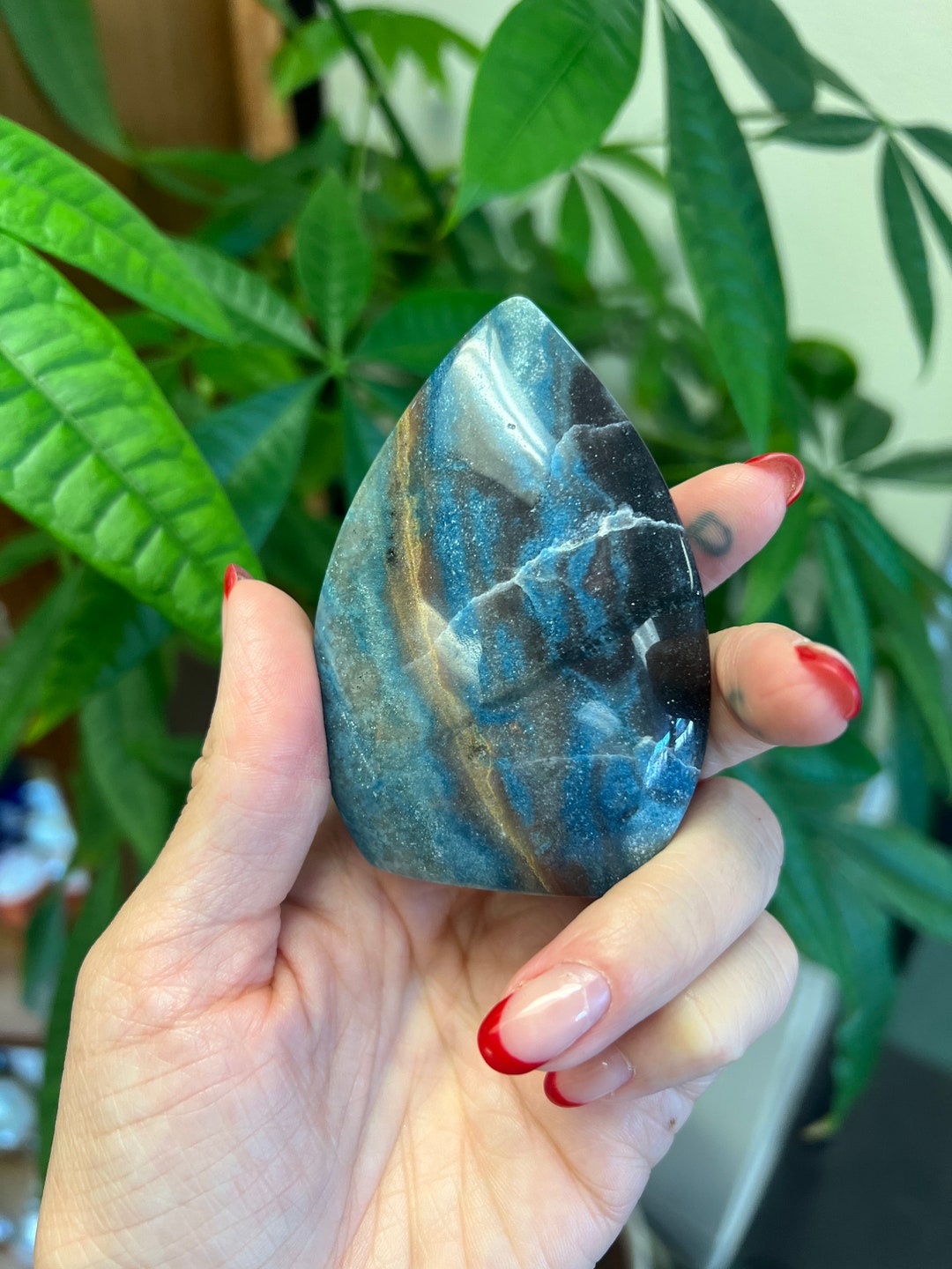 Trollite Crystal Tower Freeform Flame From Brazil, Meditation, Deeper ...