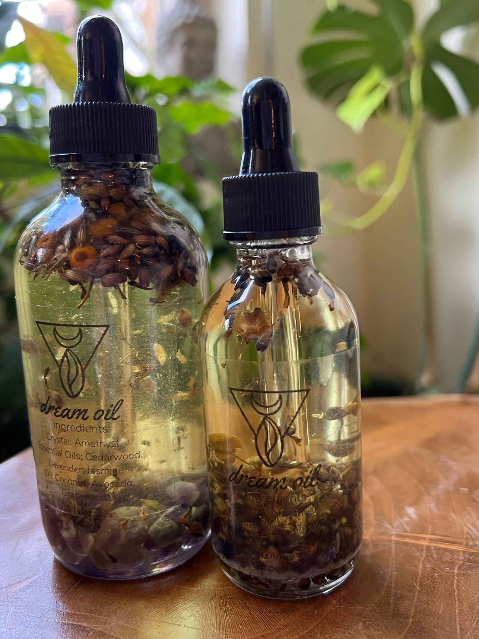 Dream Essential Oil Crystal Infused Body and Massage Oil Jasmine ...