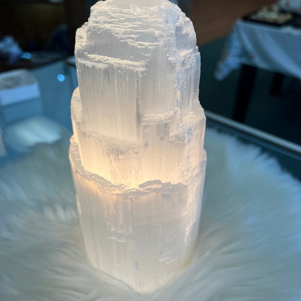 Raw Crystal Lamp - Etsy