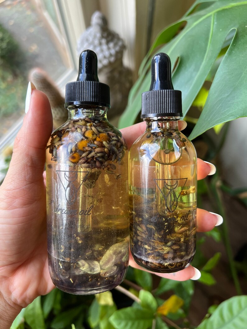 Dream Essential Oil Crystal Infused Body and Massage Oil - Jasmine ...