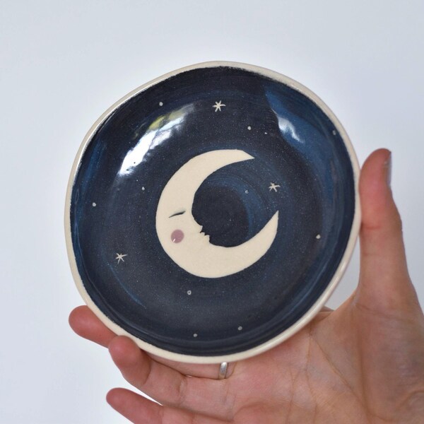 Ceramic Moon Dish - Etsy UK