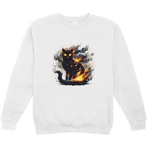 Fire Cat Png, Cool Cat Png, Cool Cat Sticker, Fire Cat Printable, Fire ...