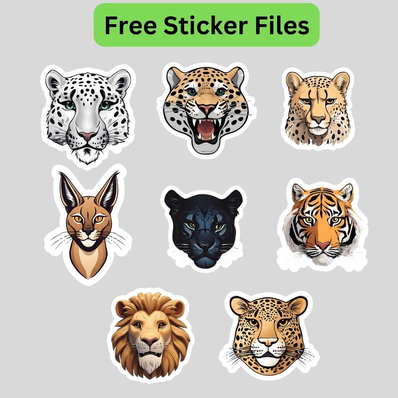 Predators Clipart, Tiger Face Png, Wildcat Png, Panther Clipart, Jaguar ...