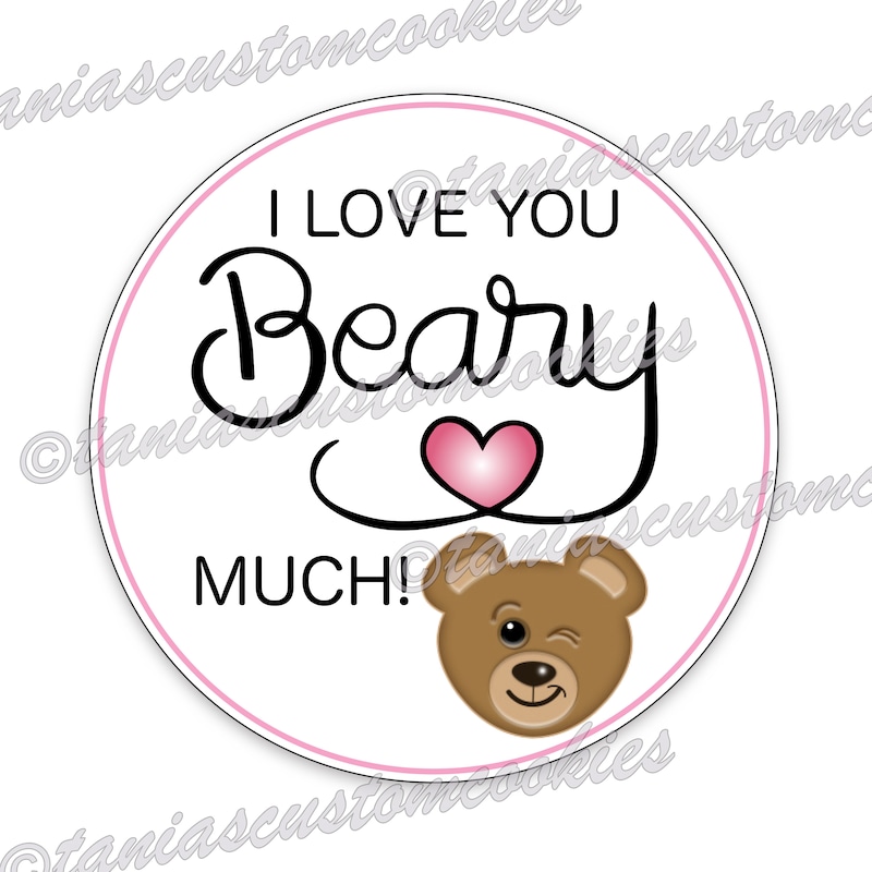 I Love You Beary Much - Etsy