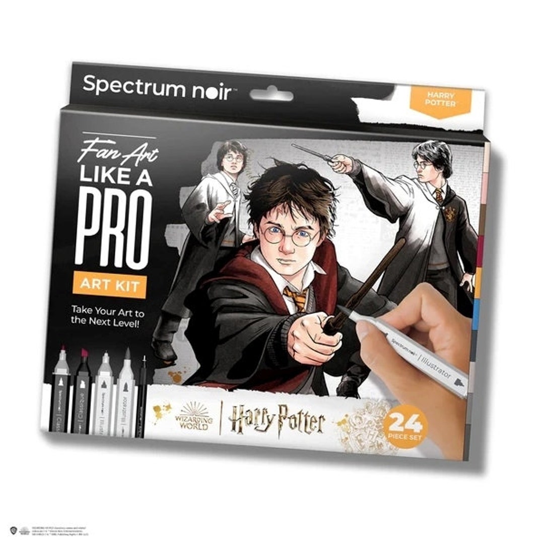 Harry Potter Fan Art Kit by Spectrum Noir, Professional Marker ...