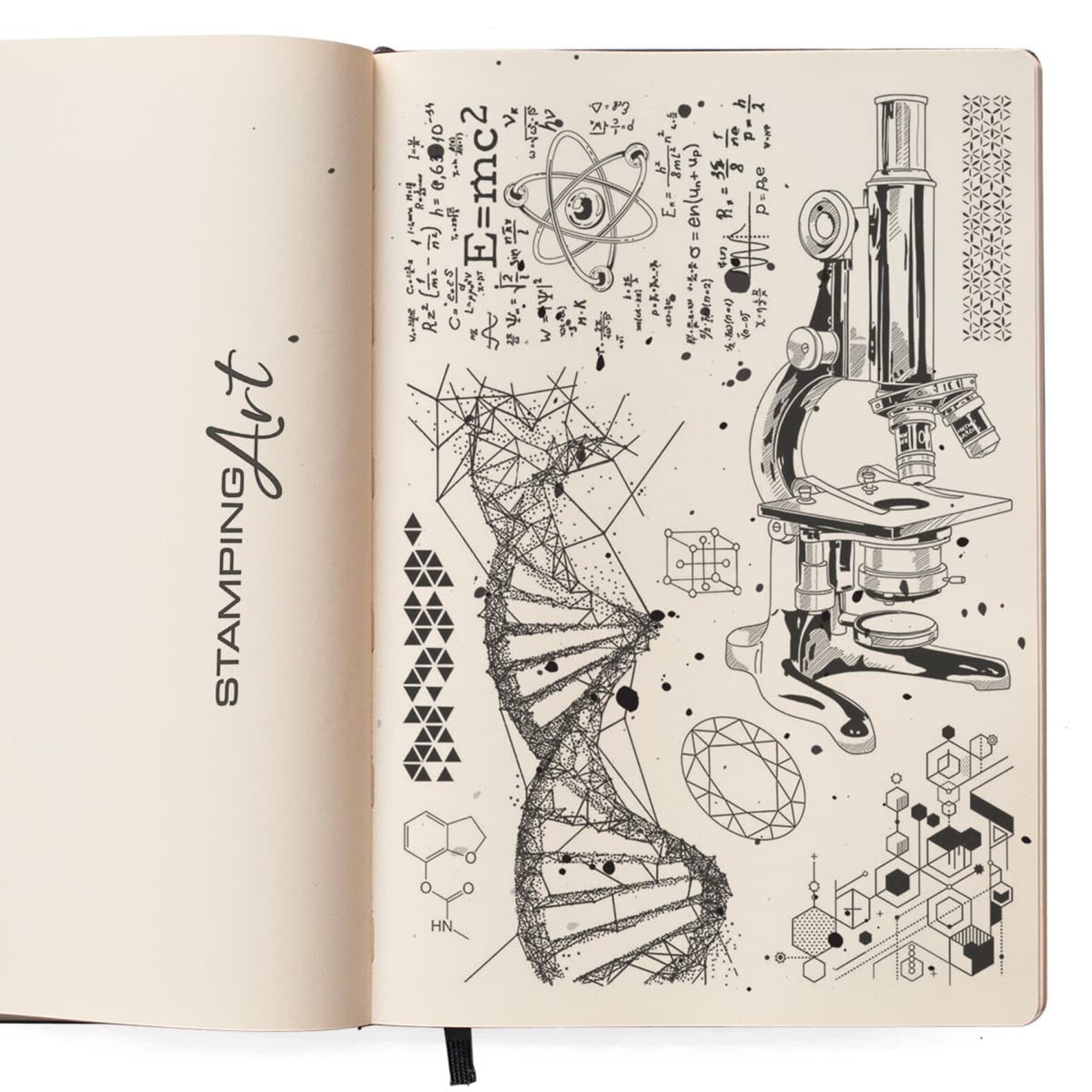 Science Medicine DNA Clear Stamp Sets for Paper Crafts by Ciao Bella ...