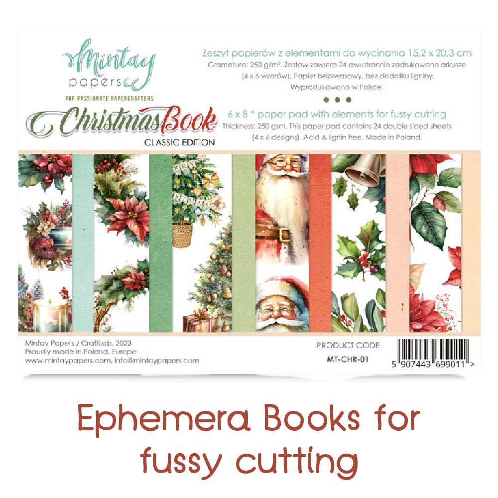 Backgrounds Mintay Papers Fussy Cutting Book Die-cut Elements for ...