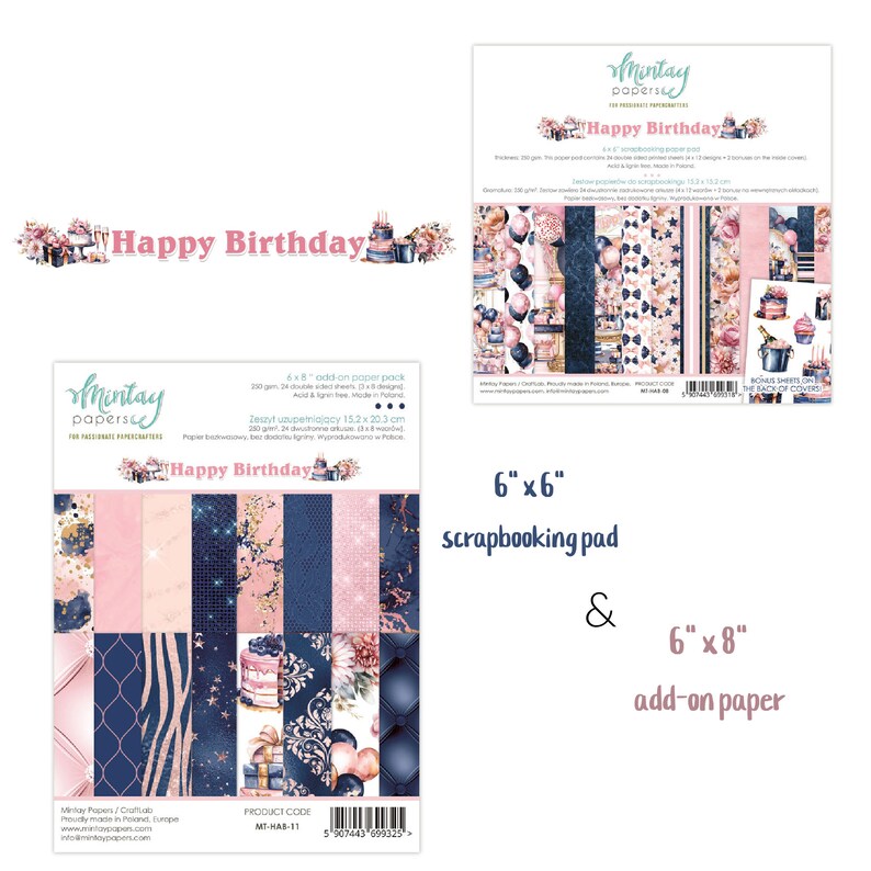Happy Birthday Scrapbooking Collection by Mintay, Celebration Party ...