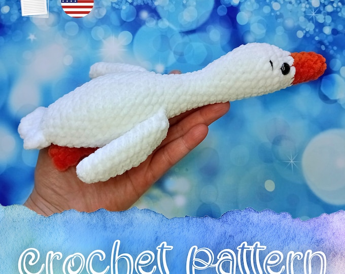 Goose Crochet Pattern, Amigurumi Goose Pattern - Etsy Canada