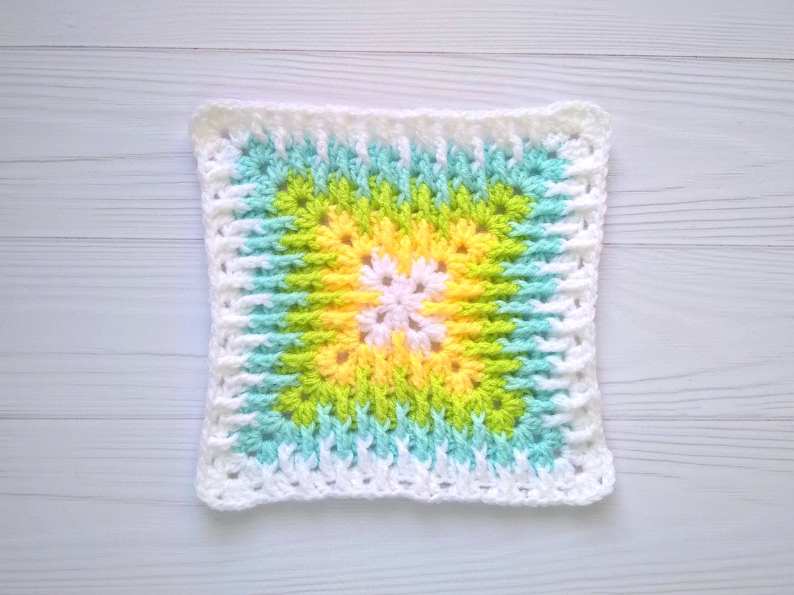 Crochet Granny Square Pattern PDF INSTANT DOWNLOAD Crochet | Etsy UK