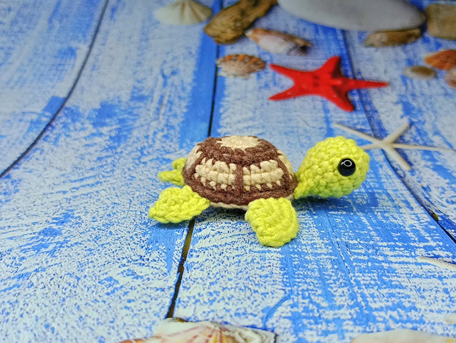 Crochet Sea Turtle Pattern, Crochet Sea Animals, Amigurumi Turtle ...