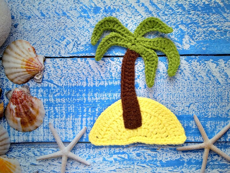 Crochet Sea Life Applique Pattern, Crochet Quiet Book Pattern, Crochet ...