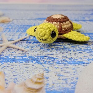 Crochet Sea Turtle Pattern, Crochet Sea Animals, Amigurumi Turtle ...