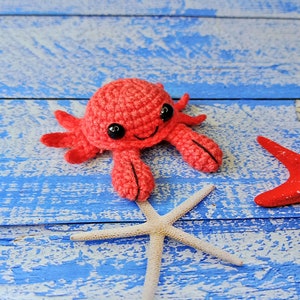 Crochet Crab Pattern, Crochet Sea Animals, Amigurumi Crochet Sea ...