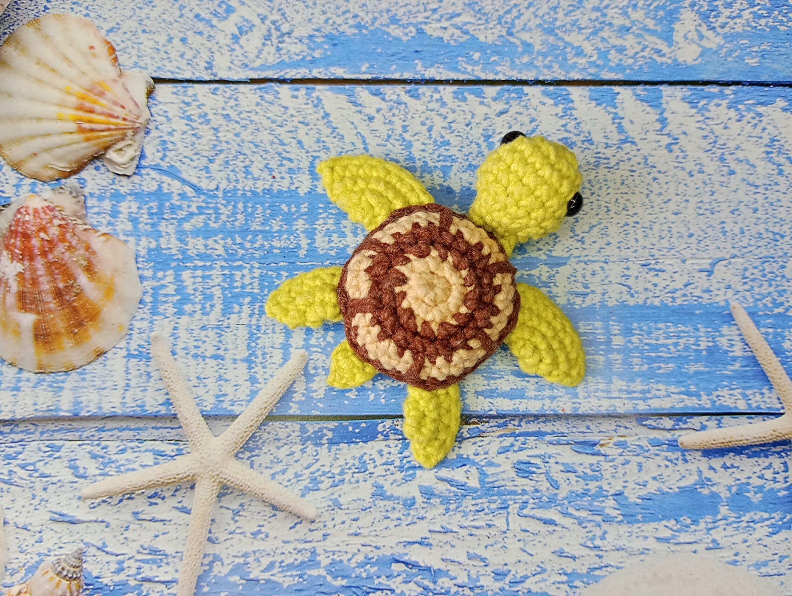 Crochet Sea Turtle Pattern, Crochet Sea Animals, Amigurumi Turtle ...